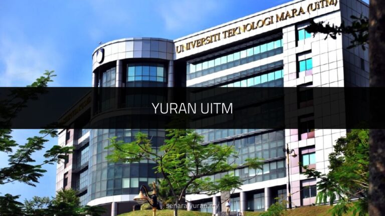 √ Senarai Yuran UiTM: Program & Syarat Kemasukan 2025