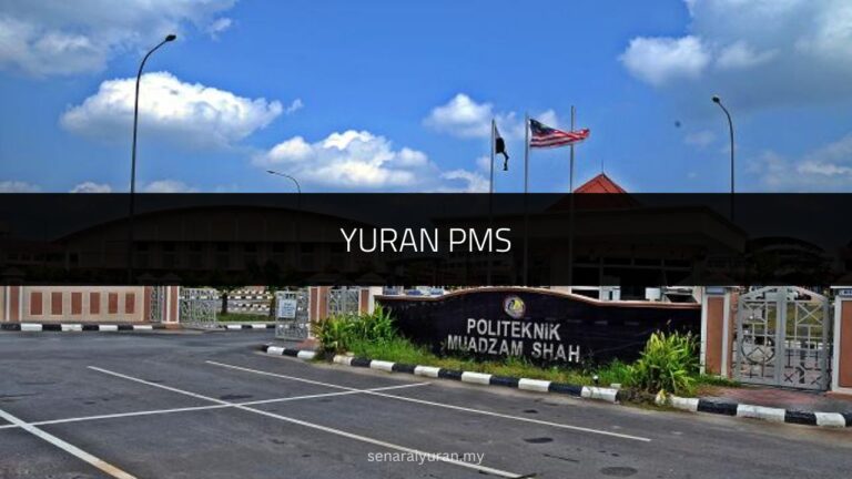 √ Senarai Yuran PMS: Program & Syarat Kemasukan 2025 - Senarai Yuran