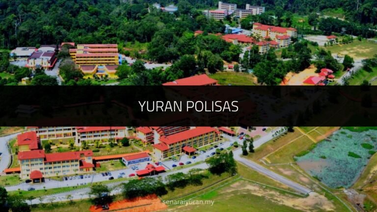 √ Senarai Yuran POLISAS: Program & Syarat Kemasukan 2025